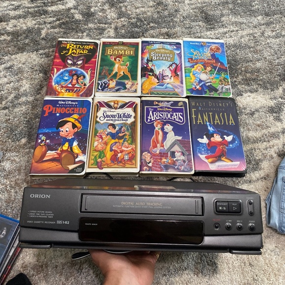 Orion London | Other | Orion Vhs Vcr Recorder And Rare Vhs Tapes 8 ...